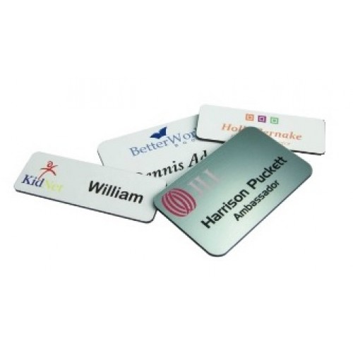 Full Color Name Tags 4 Sizes
