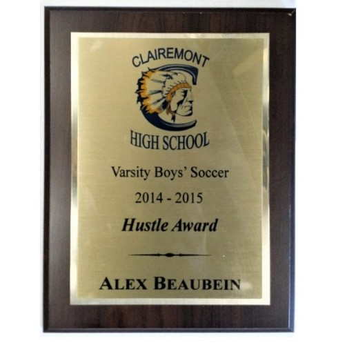 High School Sports Simulated Wood Plaques